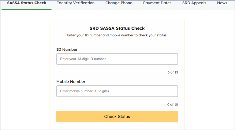 SASSA Status Check & R350 Payment Dates 2025/2026& R350 payment dates